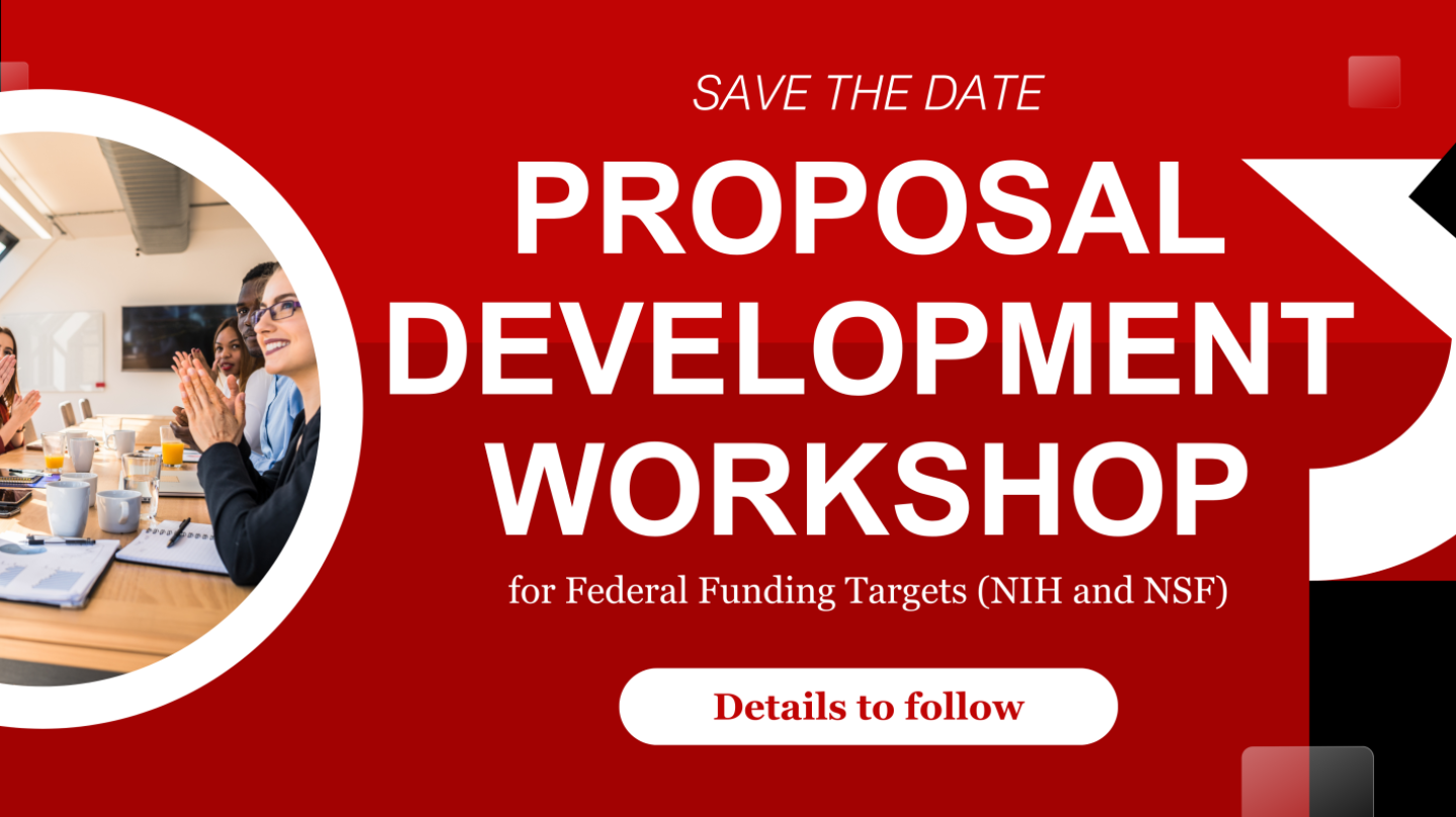 Proposal Development Workshop for Federal Funding Targets (NIH, NSF ...